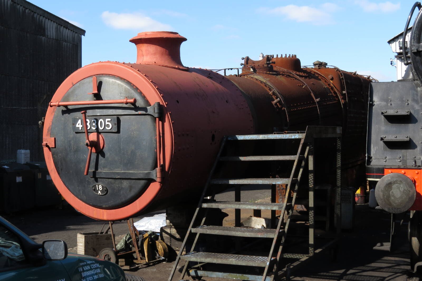 Photo of 48305 steam at Great Central Railway — trainlogger