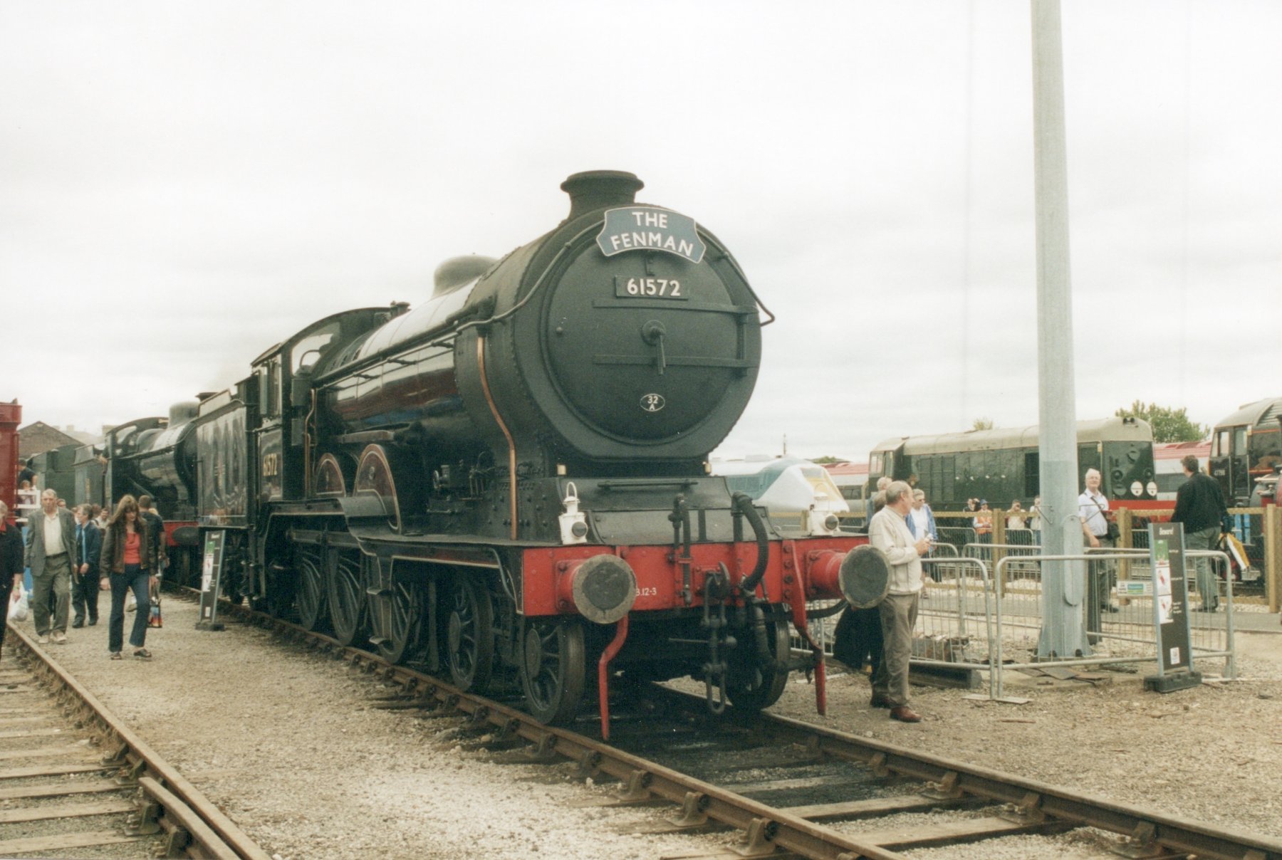 Photo of 61572 steam at York National Railway Museum (NRM) — trainlogger