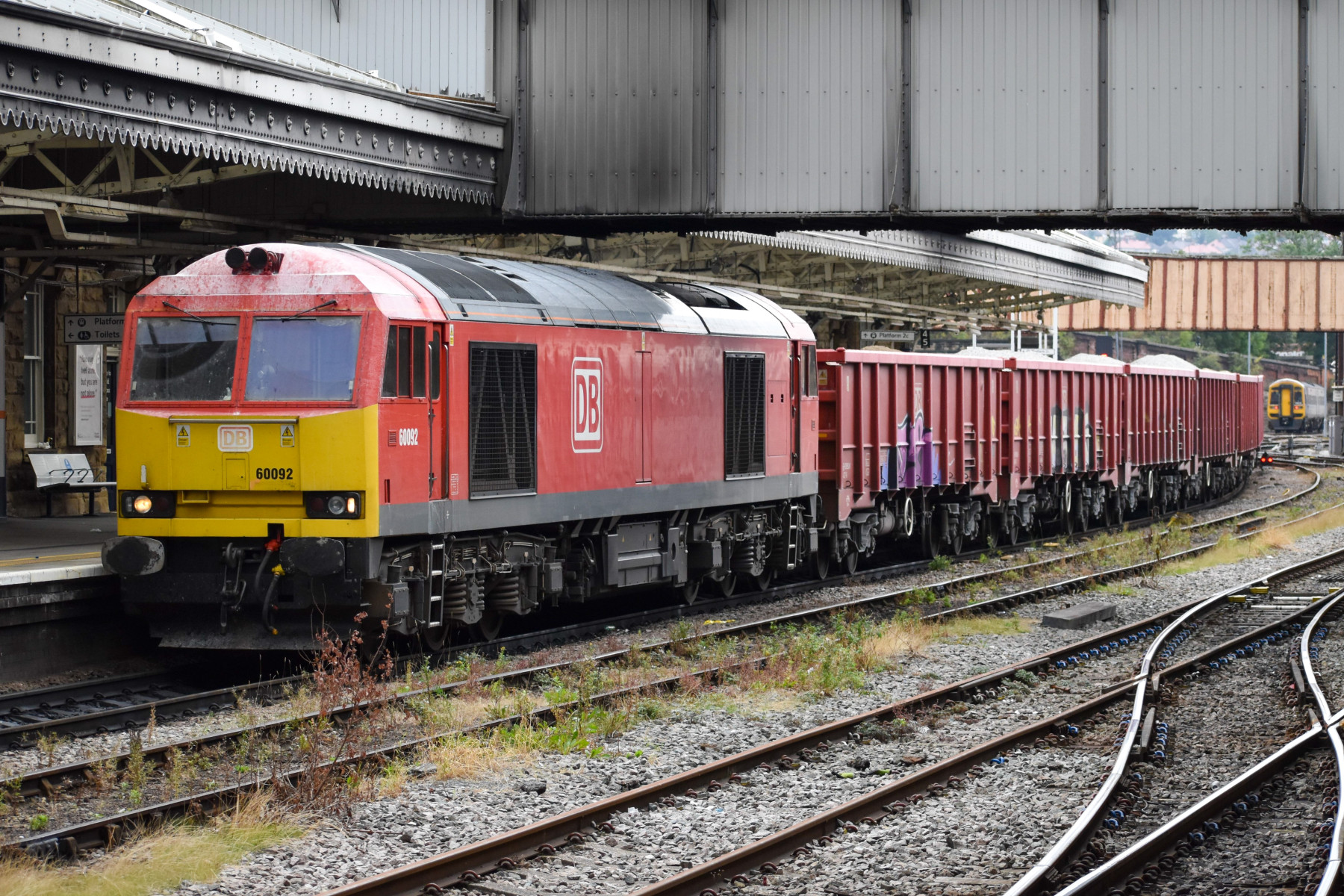 Photo of 60092 at Sheffield — trainlogger