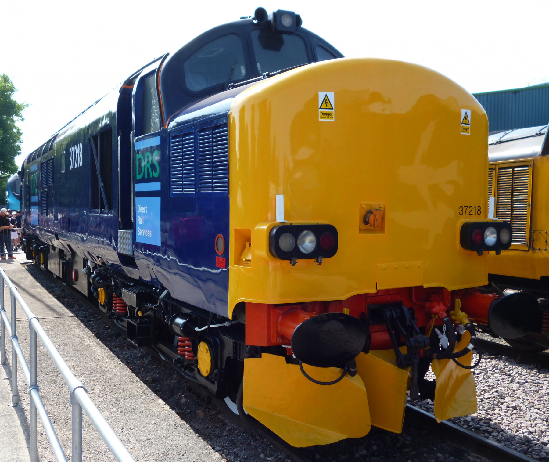 Photo of 37218 at Crewe Gresty Bridge DRS Depot — trainlogger