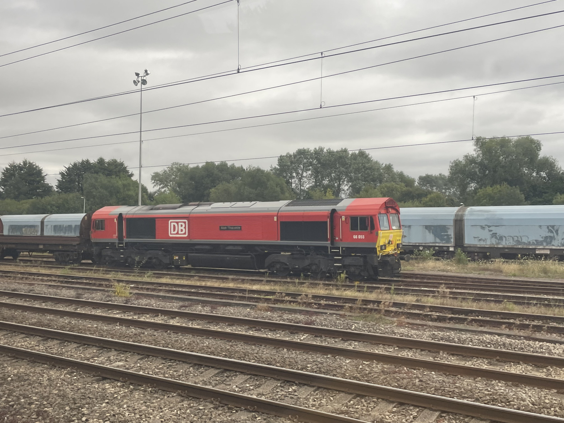 Photo of 66055 at Alexandra Dock Junction — trainlogger