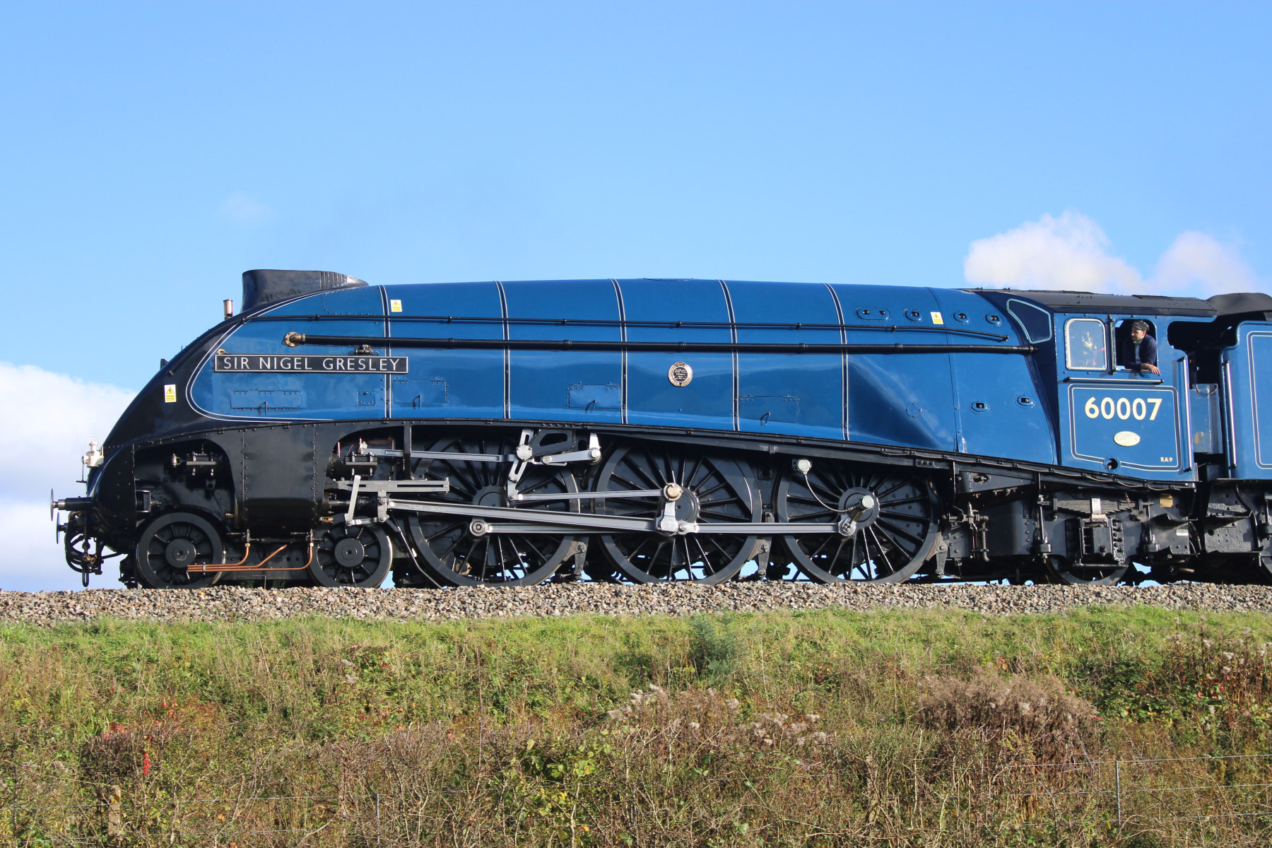 Photo of 60007 steam at Bluebell Railway - Horsted Keynes — trainlogger