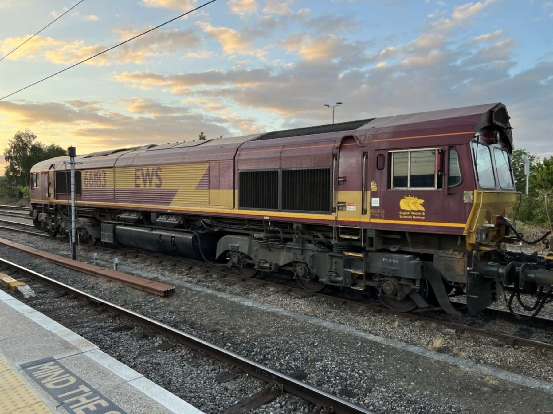 Photo of 66183 at Didcot Stabling Point — trainlogger
