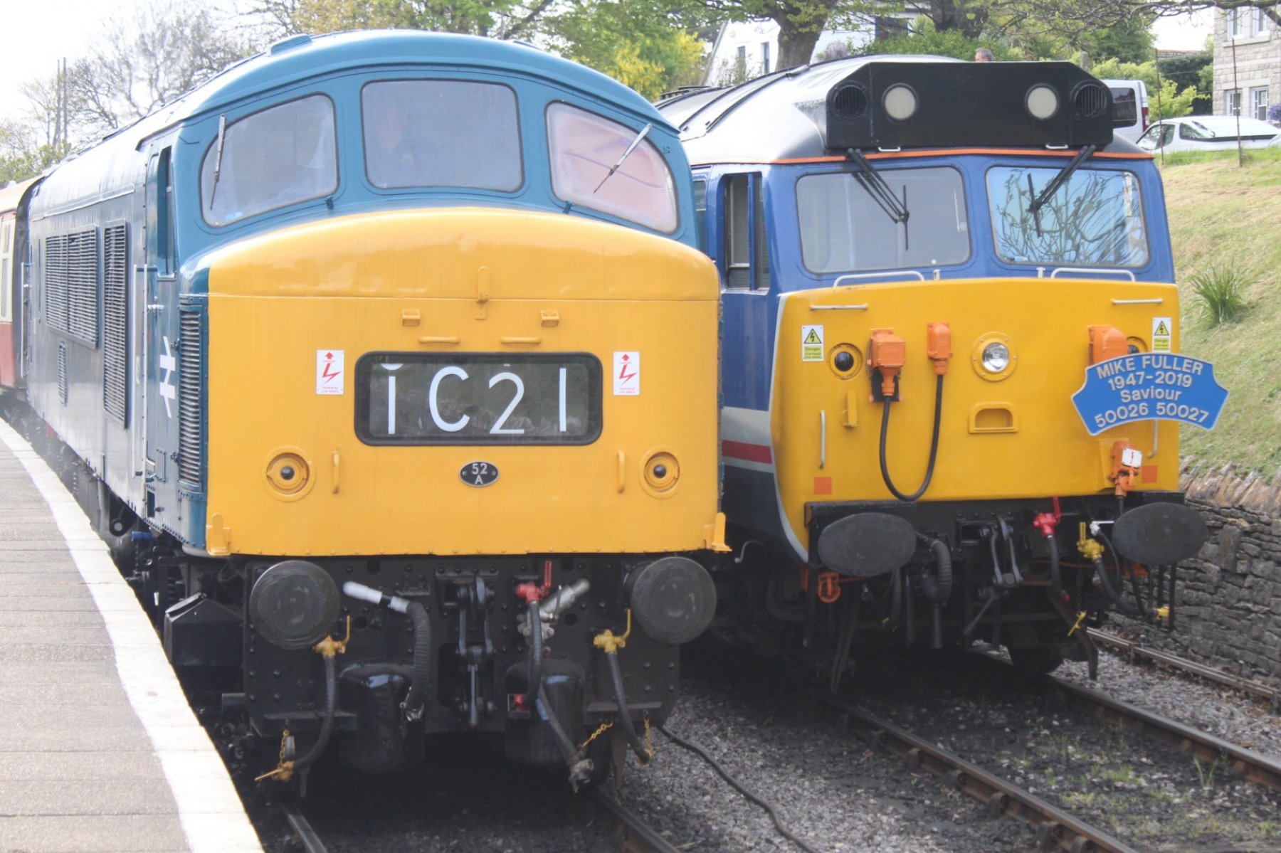 Photo of D182 and 50026 at Swanage Railway Diesel Gala 2022 Day 1 ...