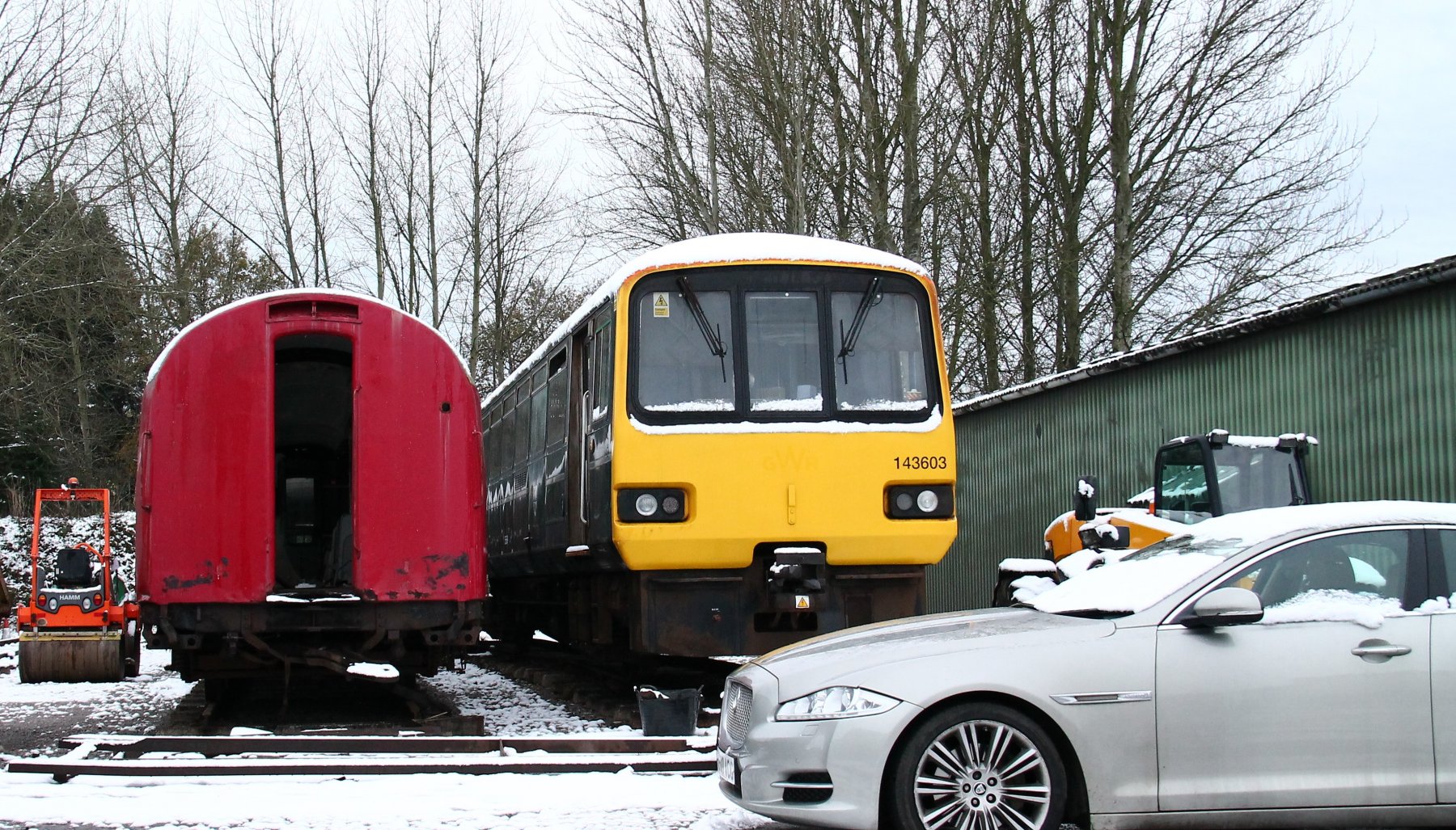 Photo of 143603 at Wishaw - Railway Support Services — trainlogger