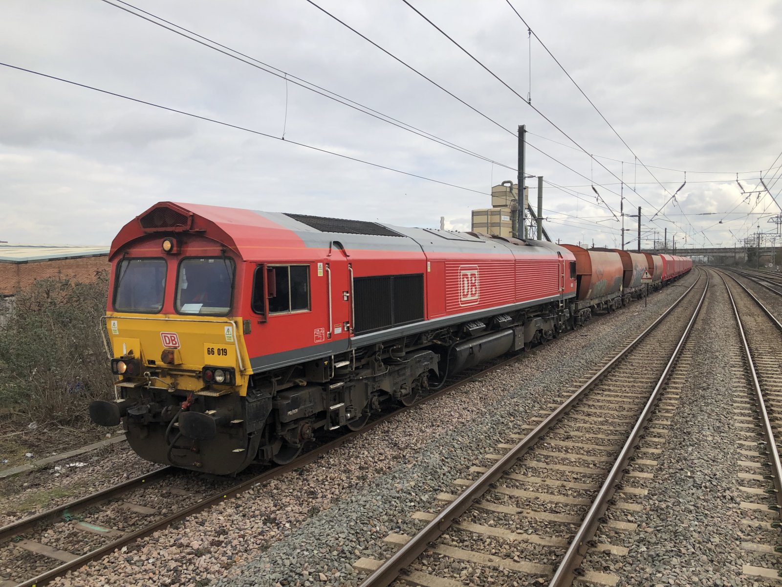 Photo of 66019 at Hayes Up Goods Loop — trainlogger