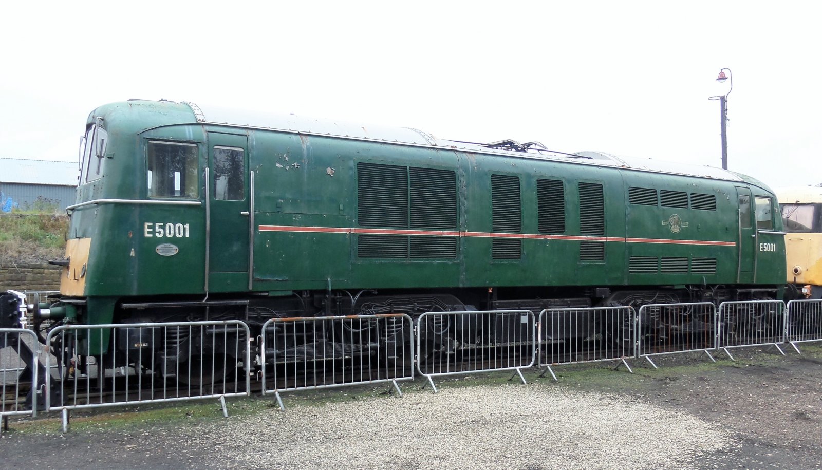 Photo of E5001 at Barrow Hill Roundhouse — trainlogger
