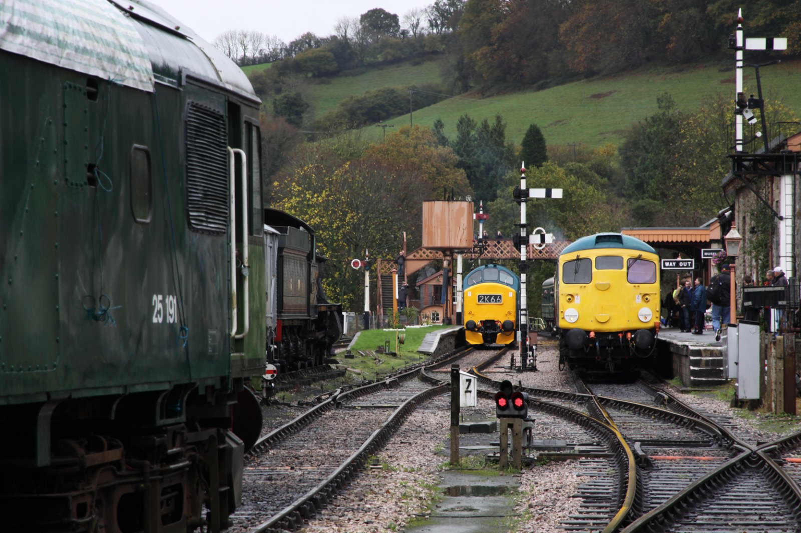 Photo of 25191, 6975 and D5343 at South Devon Railway - Buckfastleigh ...