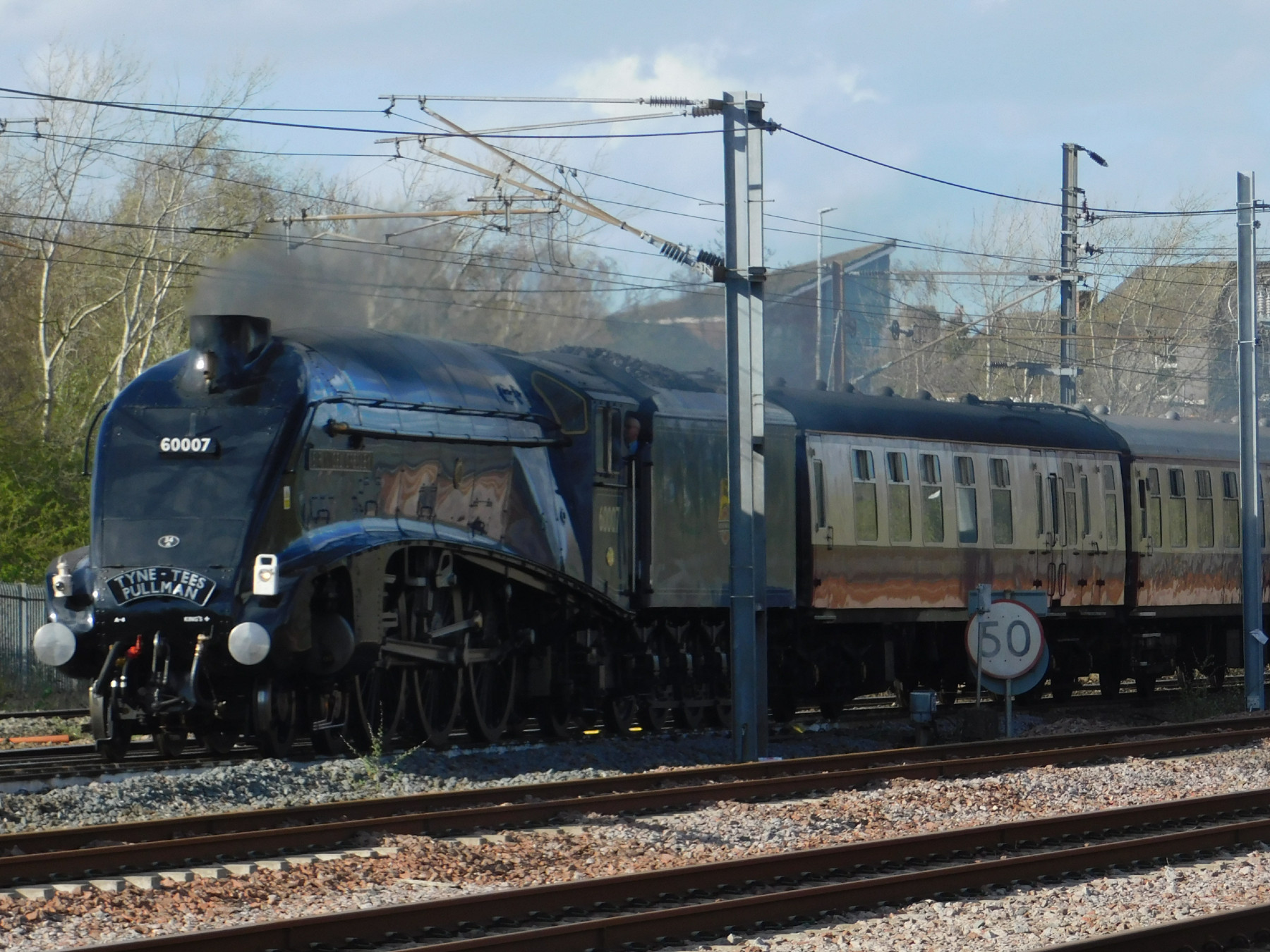 Photo of 60007 Steam at Darlington — trainlogger