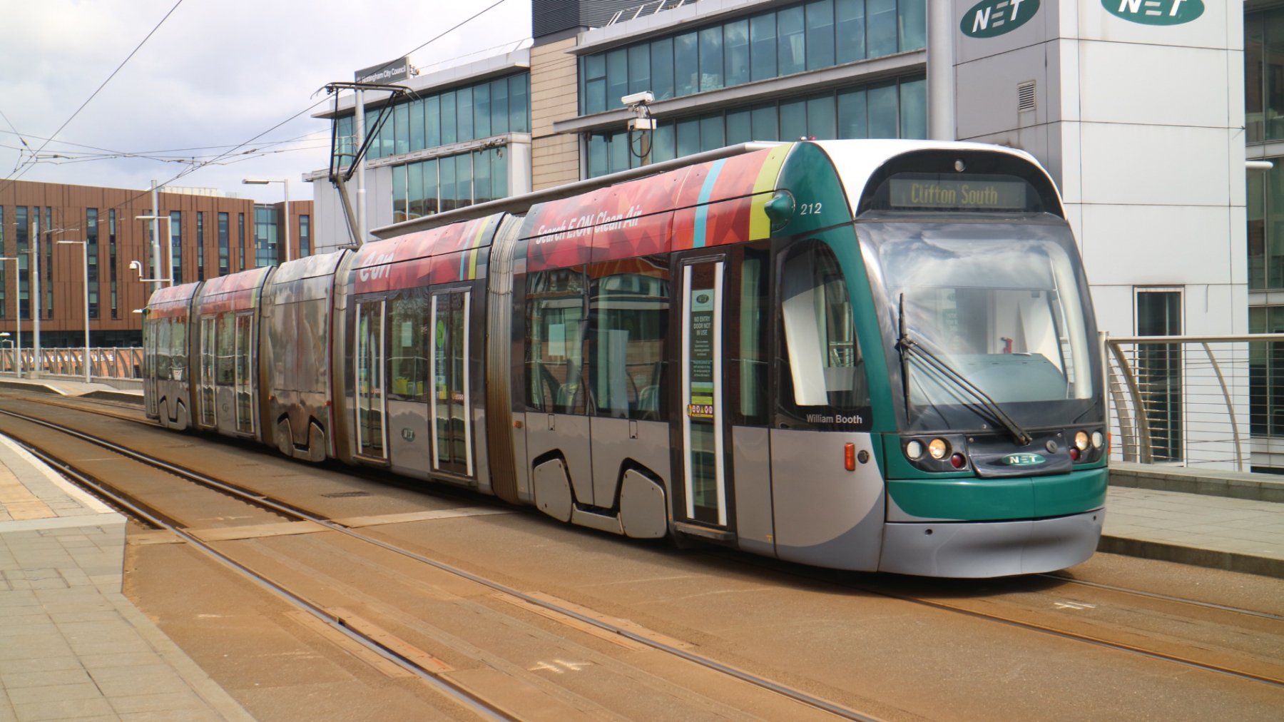 Photo of Net 212 at Nottingham Express Tramway system — trainlogger