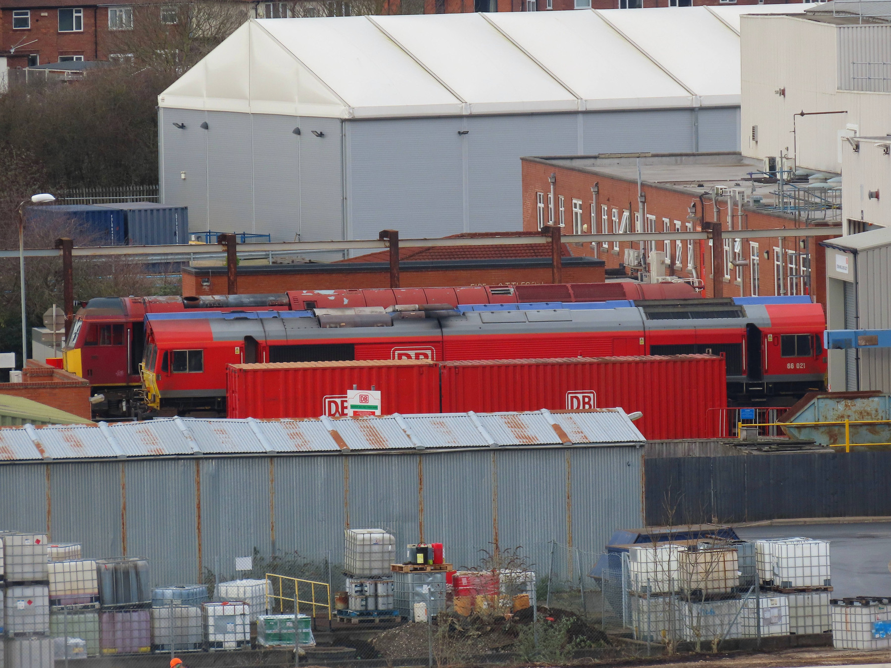 Photo of 66021 at Toton TMD — trainlogger