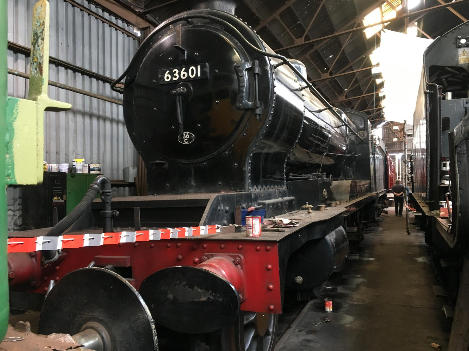 Photo of 63601 Steam at Great Central Railway — trainlogger
