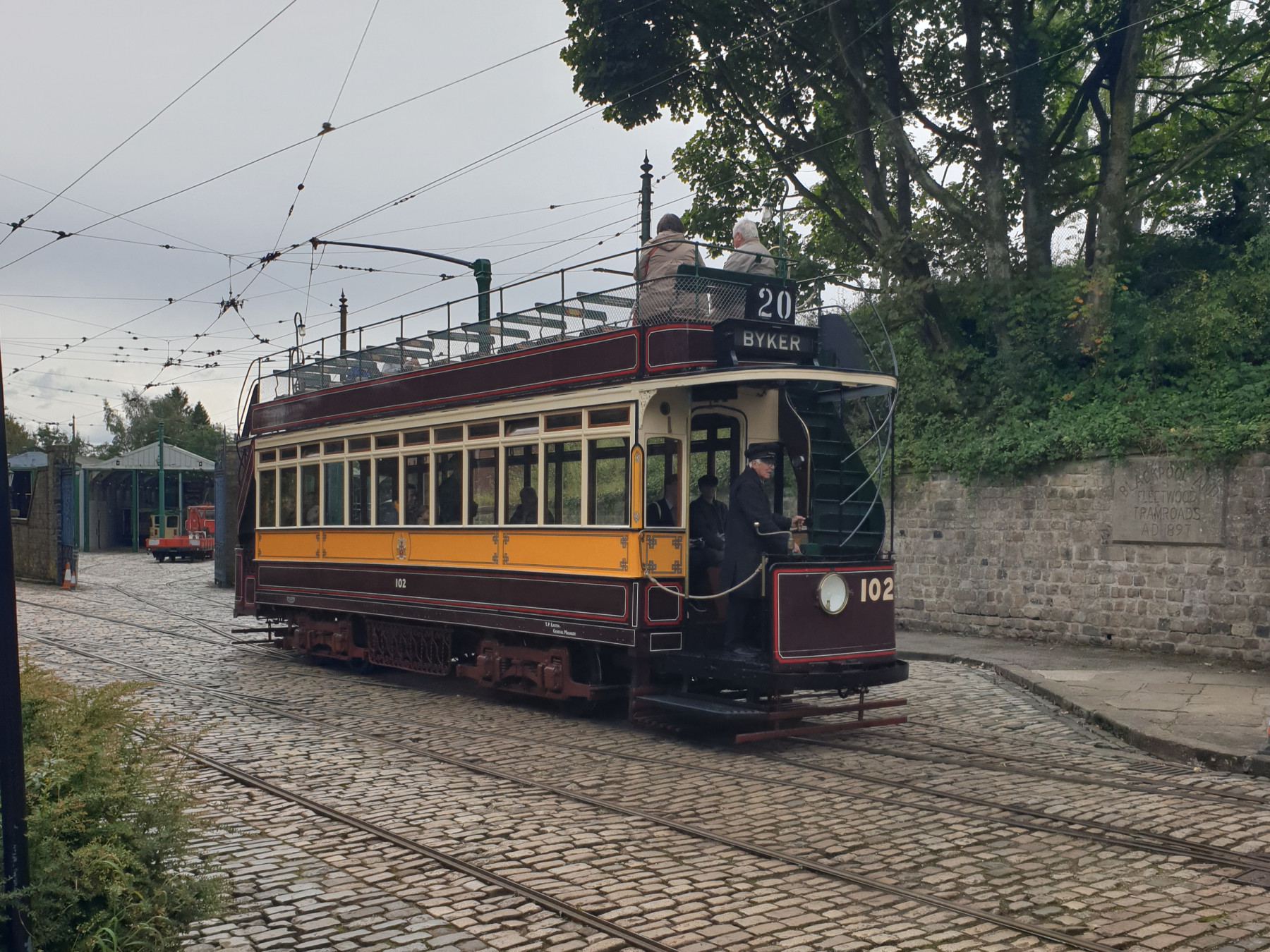 Photo of Newcastle 102 at Crich Tramway Museum — trainlogger