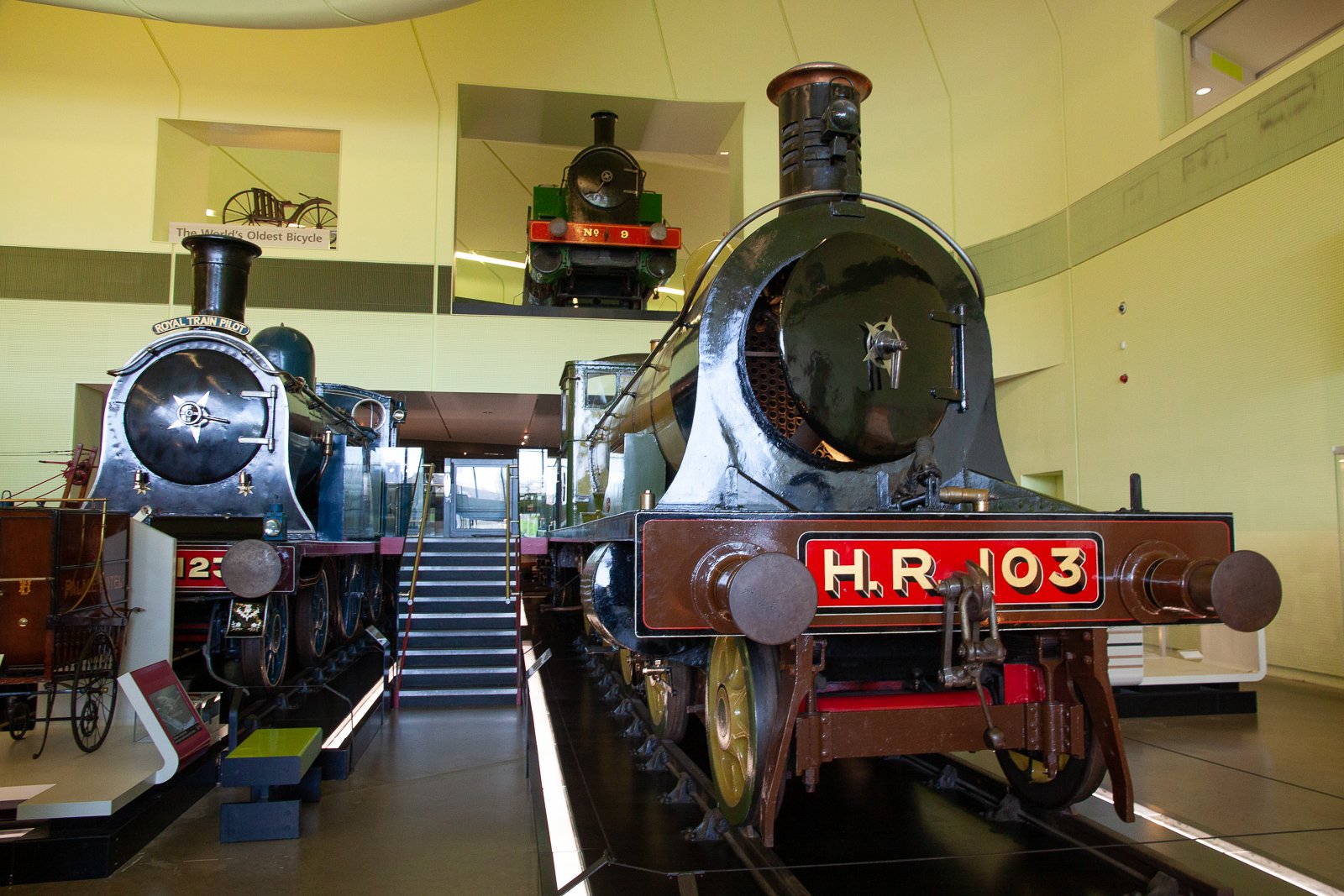 Photo of CR123 steam, GSWR9 steam and HR103 steam at Glasgow Riverside ...