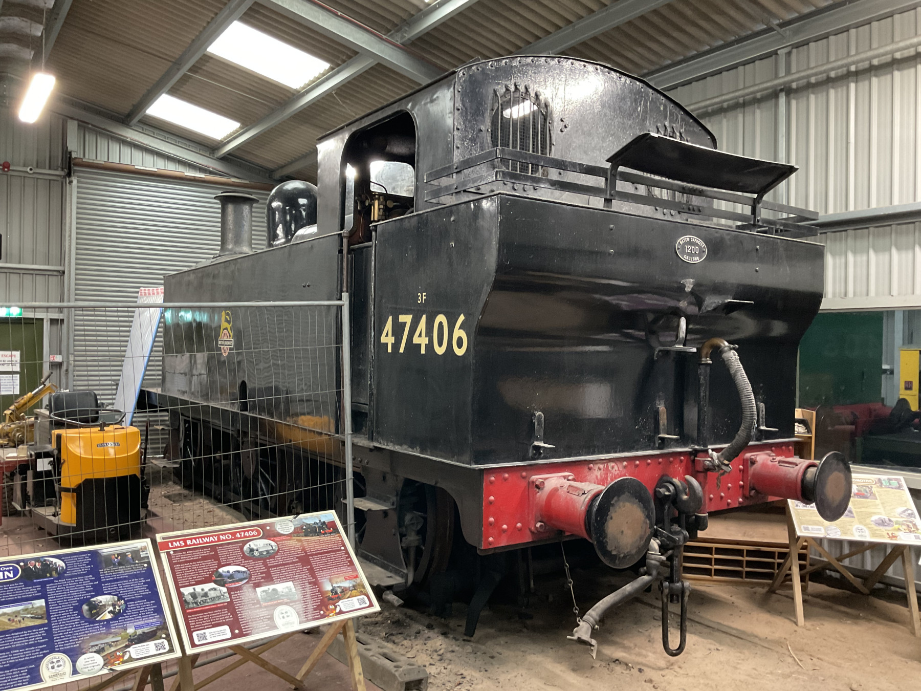 Photo of 47406 steam at Mountsorrel & Rothley Community Heritage Centre ...