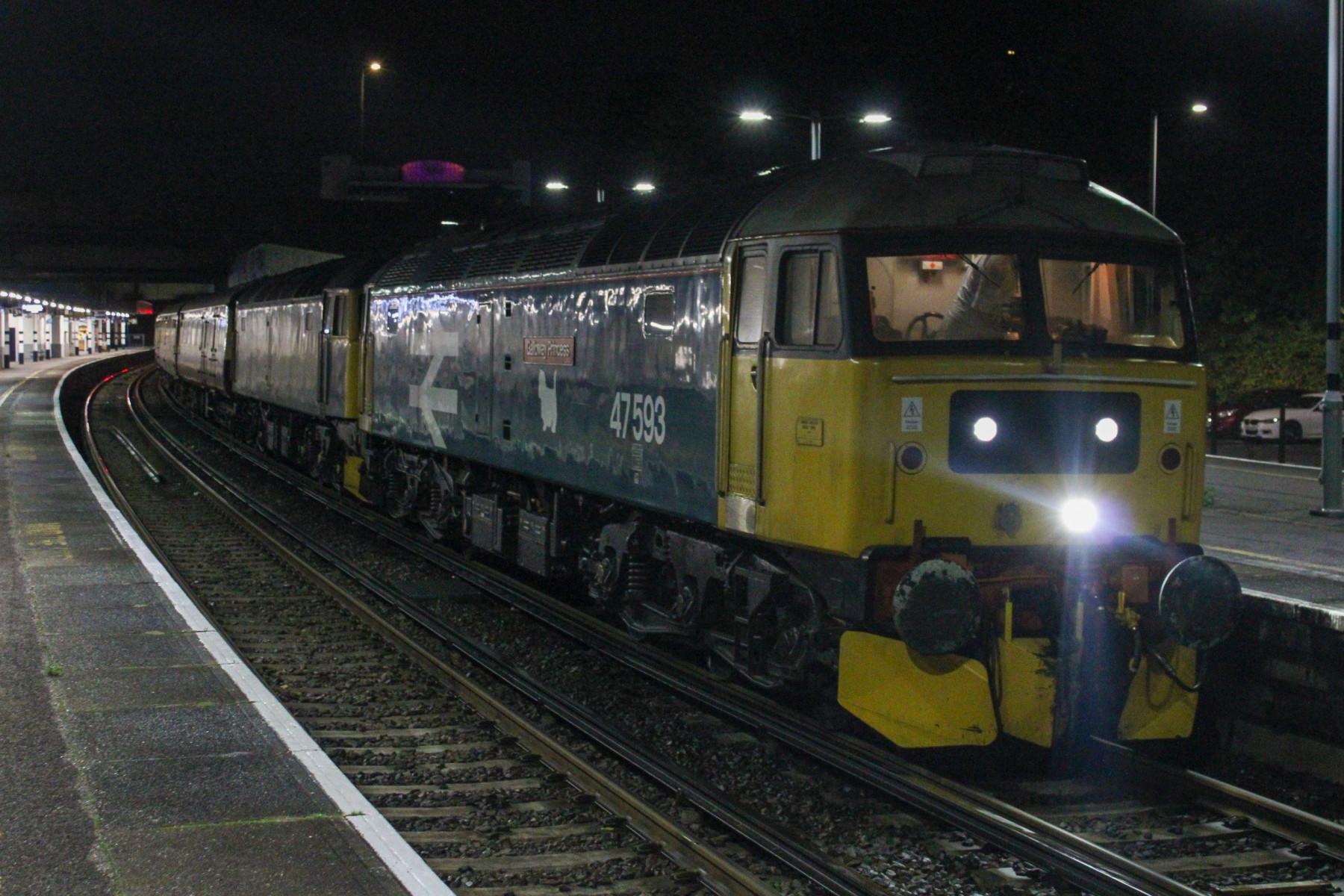 Photo of 47593 at Southampton Central — trainlogger
