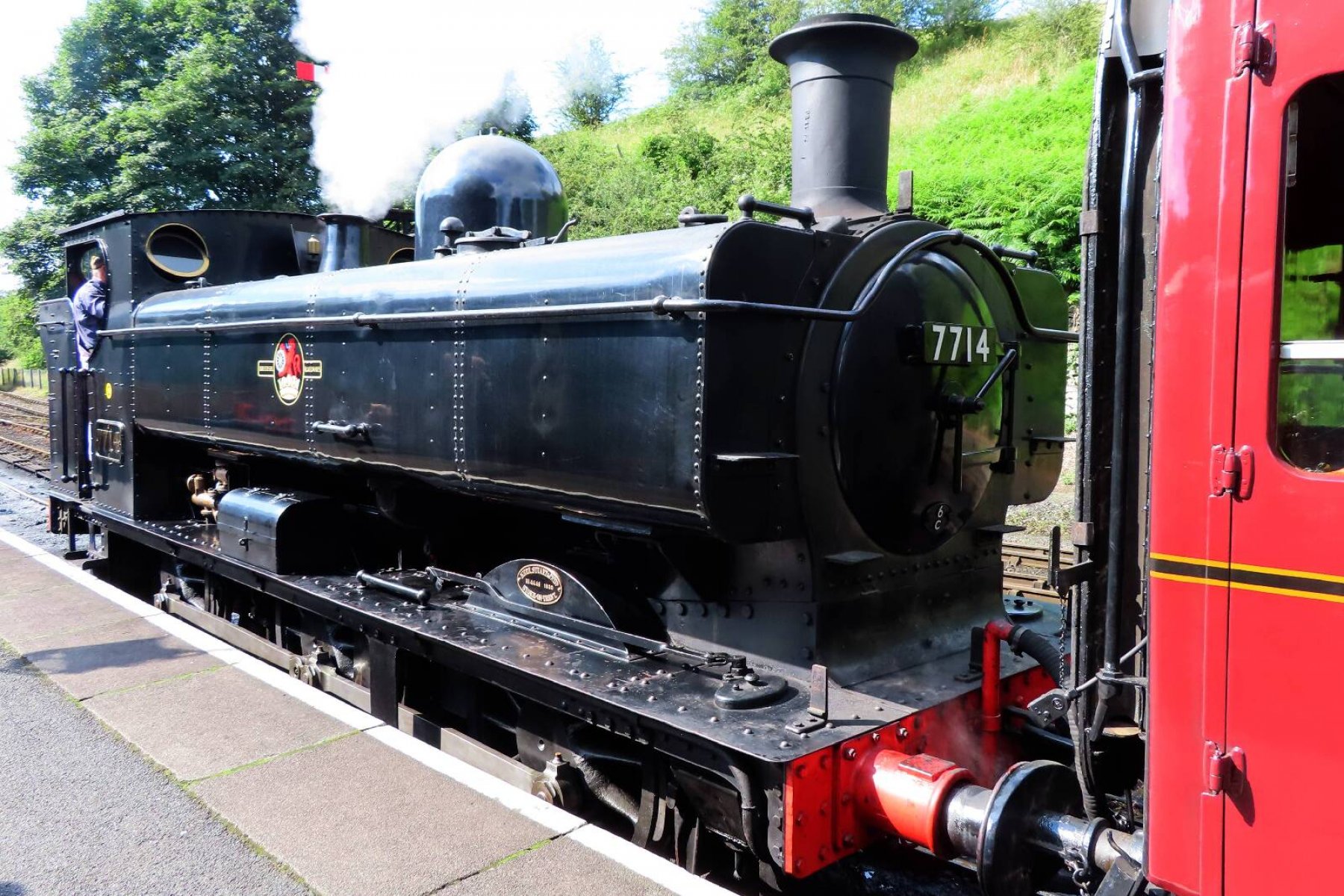 Photo of 7714 steam at Severn Valley Railway — trainlogger