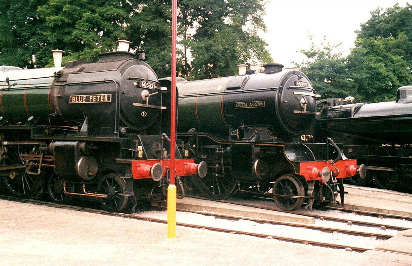 Photo of 60800 STEAM and 60532 STEAM at Old Oak Common TMD — trainlogger