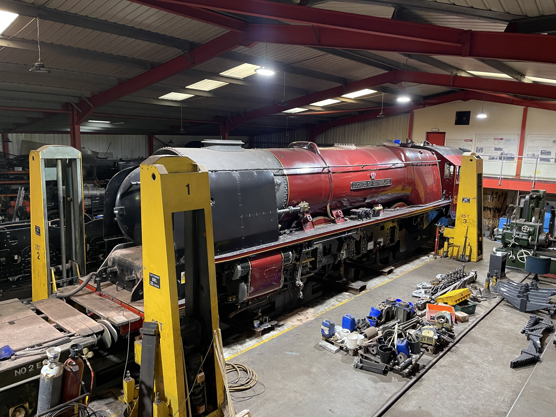 Photo of 6233 steam at The Midland Railway - Swanwick Junction ...