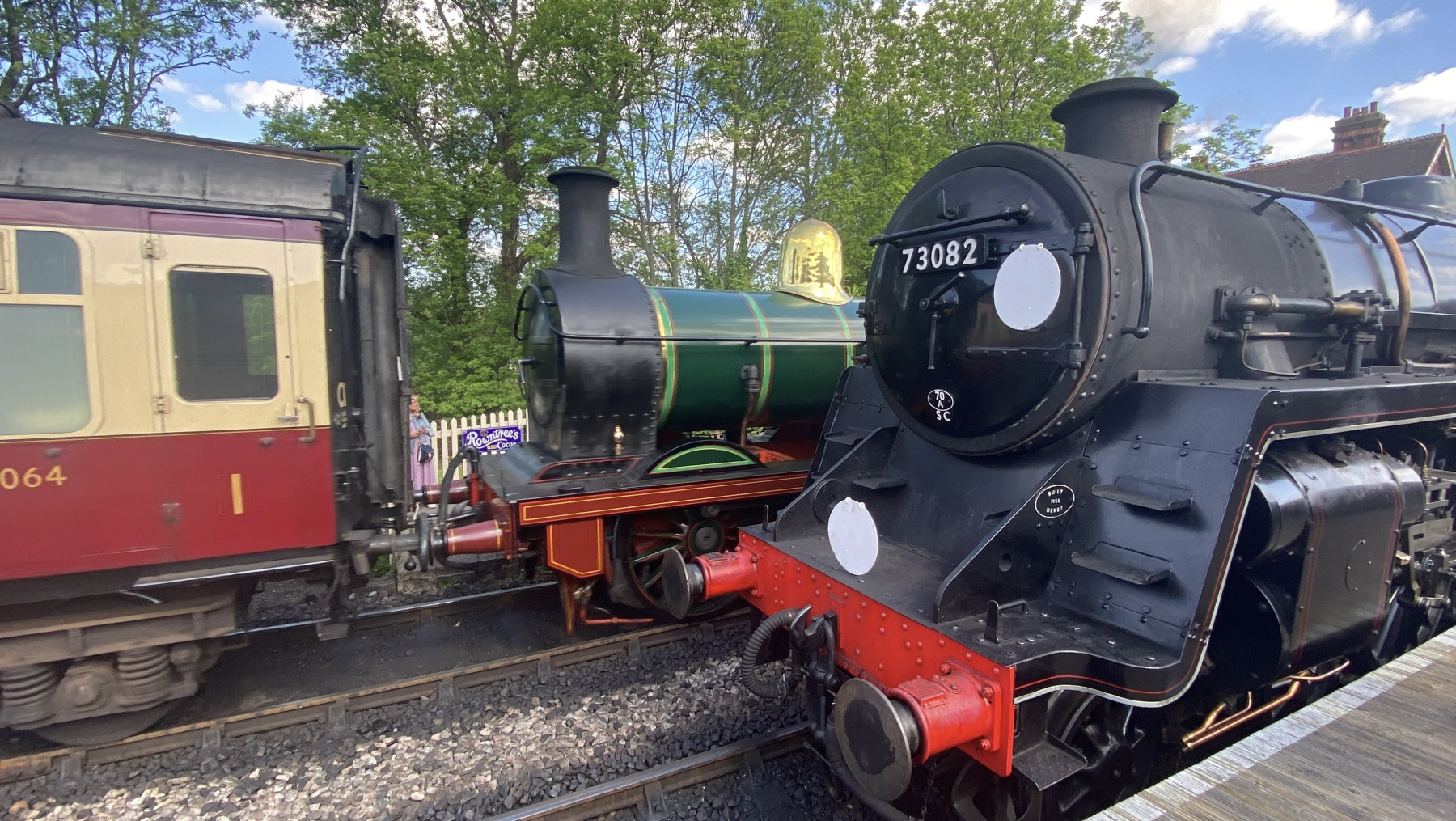 Photo of SECR 65 steam and 73082 steam at Bluebell Railway - Sheffield ...