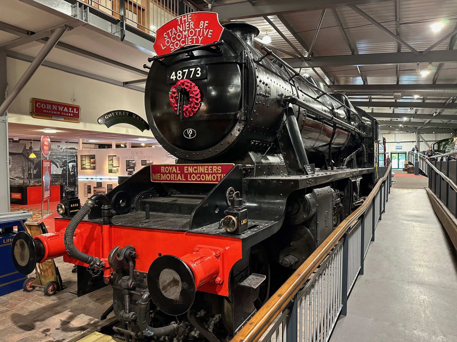 Photo of 48773 steam at Severn Valley Railway - Highley Engine House ...